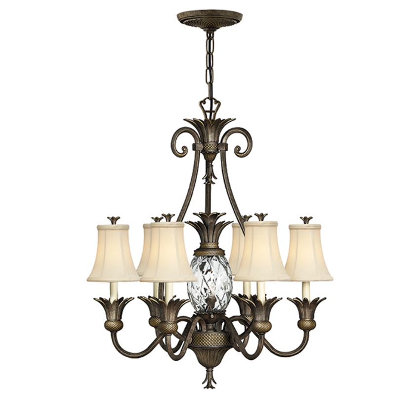 Atrium 7Lt Chandelier Bronze - Christophe Living