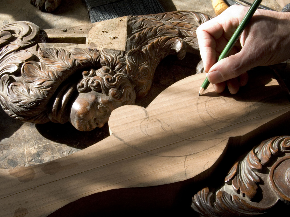 Sketch for Wood Carving - Christophe Living