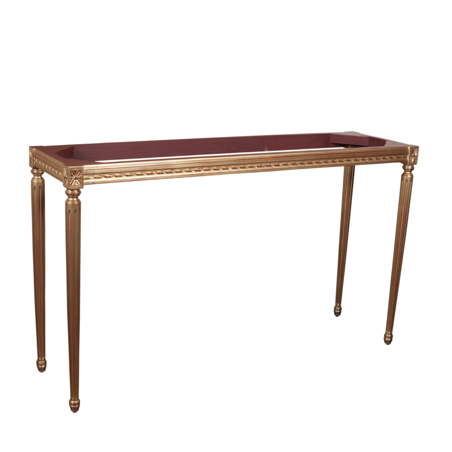 Louis XVI Hall Table Base Painted with Gilding - Christophe Living
