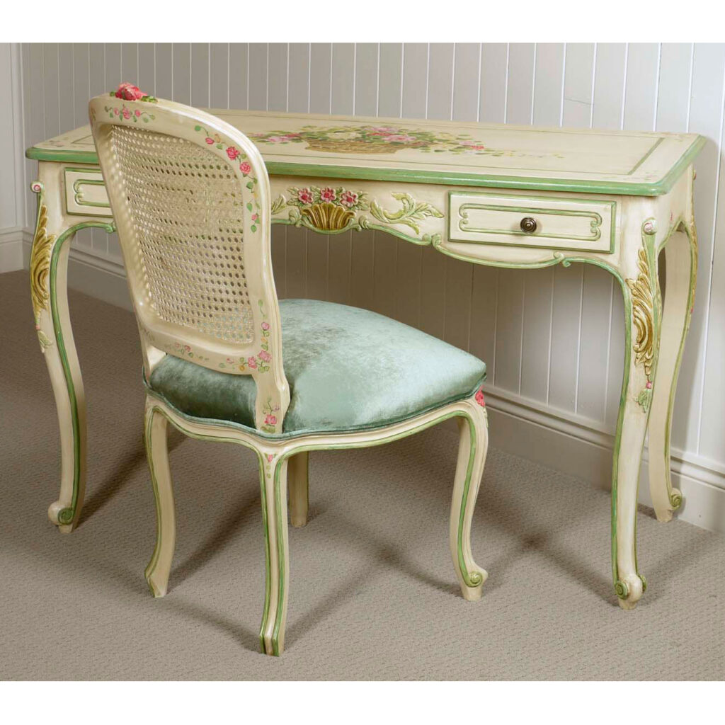 French Provincial Timber Desk - Christophe Living