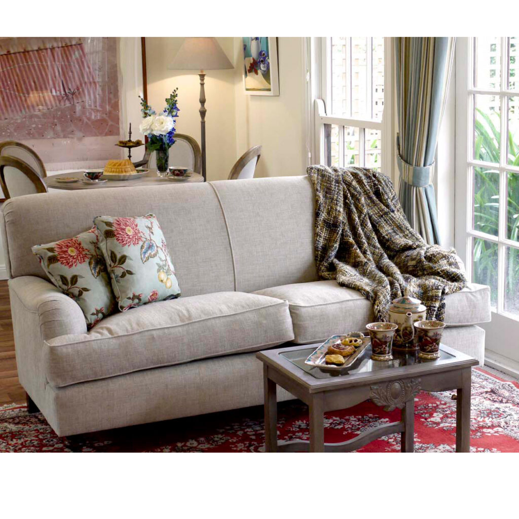 French Provincial Sofa in Linen -Fine French Provincial Furniture ...