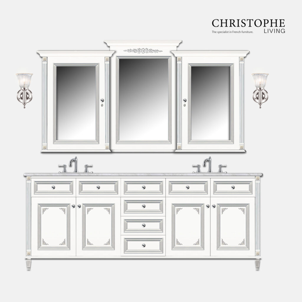 Classic French Bathroom Vanity Design - Christophe Living