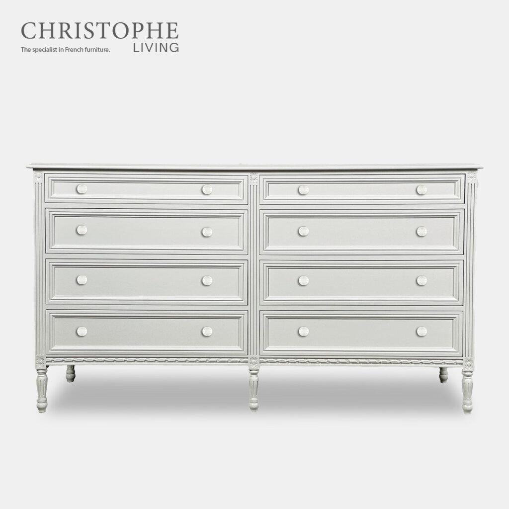 French Style White Bedroom Drawers - French Furniture Sydney